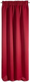 Luxusní zatemňovací závěs do ložnice červené barvy 135 x 270 cm