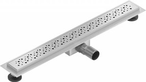 Mexen Flat nerezový sprchový žlab 60 cm vzor M12, 1021060-15