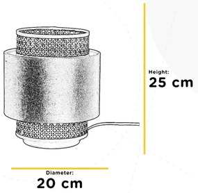 ONLI - Stolní lampa VIENNA 1xE27/22W/230V