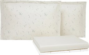 Set deka Ramona, prostěradla a povlaků na polštář, s příměsí bambusu, béžová, 160x220 cm