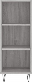 Skříň highboard šedá sonoma 34,5 x 34 x 180 cm kompozitní dřevo 3199015