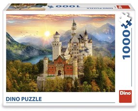 Dino Puzzle Malovaný Neuswanstein 1000 dílků