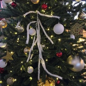 Vánoční přízdoba 120 cm, bílá, PVC, IP44 venkovní