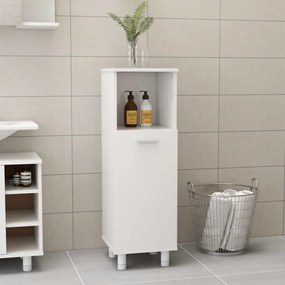 vidaXL Koupelnová skříňka 30 x 30 x 95 cm dřevotříska [802619] Barva: bílá s vysokým leskem