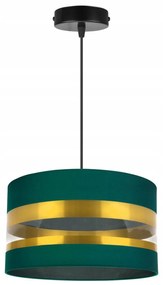 Závěsné svítidlo Intense Gold, 1x textilní stínítko (výběr ze 6 barev), (výběr ze 3 barev konstrukce), (fi 35cm)