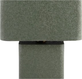 Zelená kovová stolní lampa (výška 33 cm) Boaz Recto – Leitmotiv