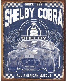 Plechová cedule Shelby - American Muscle 40 cm x 32 cm