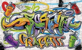 Postershop Fototapeta vliesová: Graffiti (5) - 254x368 cm