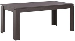 Jídelní stůl 180 x 90 cm tmavé dřevo VITON Beliani