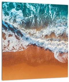 Obraz mořské pláže (30x30 cm)