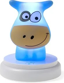 Alecto NAUGHTY COW modrá kráva / Dětské noční světlo / LED / 3x AA bat