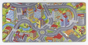 Hanse Home Collection koberce Dětský kusový koberec Play 102379 (silnice) Rozměry koberců: 140x200