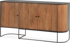 Komoda z mangového dřeva v přírodní barvě 165x90x40 cm Curve – MOME