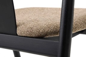 Designová jídelní židle Valkyrie černá
