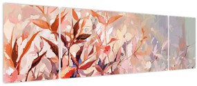 Obraz - Malba pastelový podzim (170x50 cm)