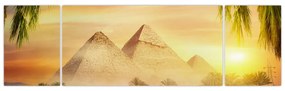 Obraz - Pyramidy (170x50 cm)