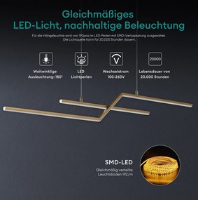 LED černý lustr na lanku osvětlení ALIVETTA 7085 LED/18W/100-260V 3000-6000K