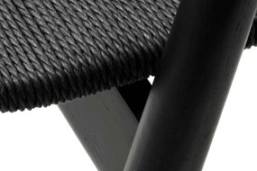 Designová jídelní židle Valkyrie II černá