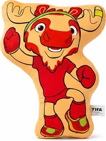 polštář, dekorativní, maskot MS 2026 Maple, 60x40 cm, polyester/látka, tématika MS 2026, Dekorino PD20260004