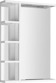 KORIN LED zrcadlo s osvětlením a poličkami 50x70x12cm KO355