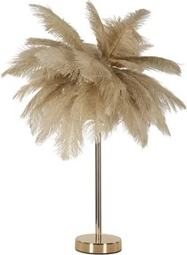 Stolní lampa ve zlaté barvě (výška 55 cm) Palm – Mauro Ferretti