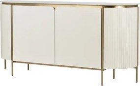 Komoda Stilig 180 cm mramor/béžová