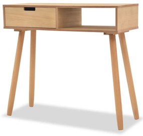 Odkládací stolek masivní borovice hnědý 80 x 30 x 72 cm,  244739 HangarStore.cz