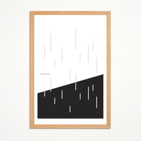 Ondřej Tejkl | Rain Light Rám: Bílý, Velikost: 70 x 50 cm