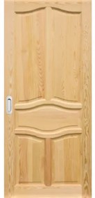 Archo - Posuvné dveře na stěnu dřevěné dýhované z borovice Delta 3389