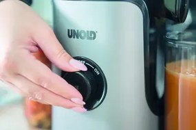 Unold Sam stříbrno-černá / Pomalý odšťavňovač / 200 W / 40-80 ot./min
