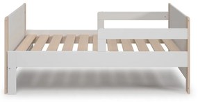 Rostoucí dětská postel v bílo-přírodní barvě 90x140/190 cm Willi – Marckeric