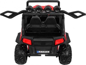 Ramiz Terénní bugina Grand Buggy Lift pro děti červená + pohon 4x4 + dálkové ovládání + MP3 + LED