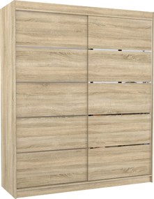 ADRK Furniture Posuvná skříň SPECTRA 180 SW-SPE-S-180+A303