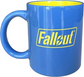 DEVplus Hrnek Fallout Don't Lose Your Head 325 ml Modrá/Žlutá