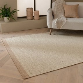 Béžový/krémový ručně tkaný vlněný koberec 200x290 cm Lima Sand – Asiatic Carpets