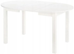 Rozkládací jídelní stůl Klara 102-142 cm MDF bílý