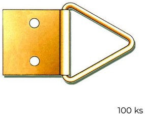 Háček na obrazy - trojúhelník N3 (100ks)