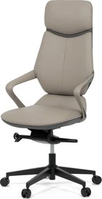 Kancelářské křeslo KA-T8426 GREY, houpací mechanismus, šedá ekokůže (59 x 63) cm