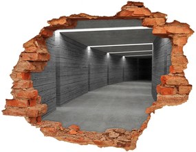 Wallmuralia Fototapeta díra na zeď Betonový tunel 90x70 cm