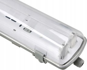 LED hermetické svítidlo 120cm 36W 3600lm 4000K do garáže s plechem