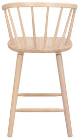 Bělená kaučuková barová židle Rowico Eltra