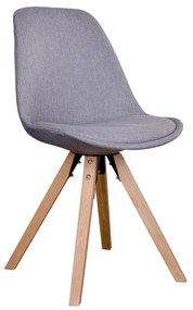 Šedá Jídelní židle Bergen 55 × 48 × 86 cm HOUSE NORDIC