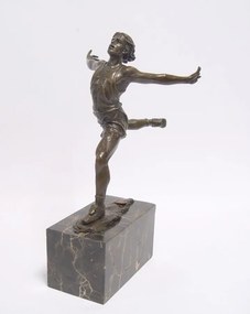 Bronzová socha - Gymnastka