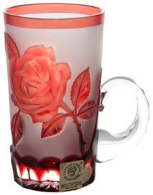 Hrneček Růže, barva rubín, objem 100 ml