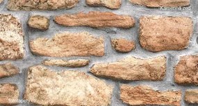 Gekkofix Samolepící tapeta  imitace přírodního materiálu, Kamenná zeď Varianta: Kamenná zeď, šíře 90cm, balení 15m