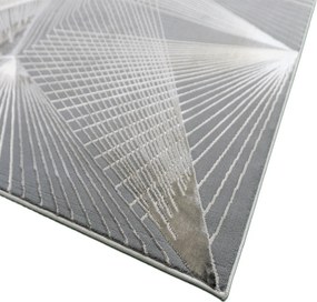 BE Koberec Allianz 6305 GREY - šedý obdélníkový Rozměr: 60x100 cm