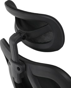 Ergonomická kancelářská židle ORVIN - černá síťovina