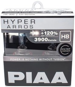 Autožárovka piaa hyper arros 3900k h8 + 120% zvýšený jas