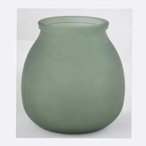 Váza MONTANA, 28cm|4,35L, zelená matná|Vidrios San Miguel|Recycled Glass