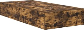 Rám postele s úložným prostorem Kouřový dub 90 x 200 cm 3335345